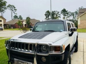 Hummer H3 5" Louvered Hood Louver Kit Aluminum Bolt-on